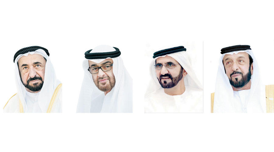 Khalifa, Mohammed bin Rashid, Mohammed bin Zayed, Sultan and the rulers ...