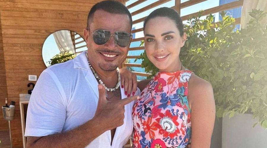 The first comment from Dalida Khalil on her photo with Amr Diab – Archyde