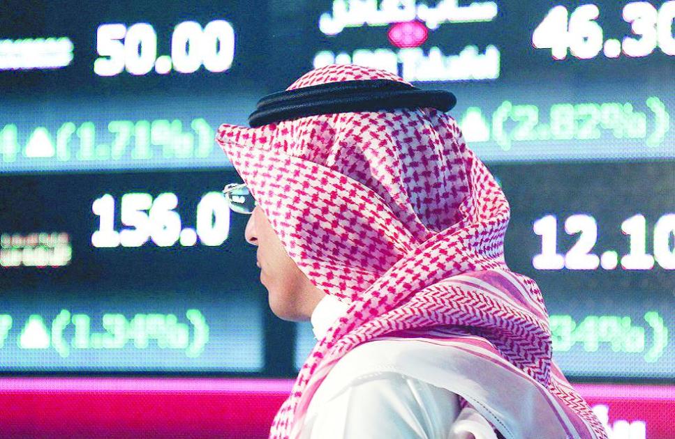 The performance of Gulf stocks varied... and the Saudi index continues ...
