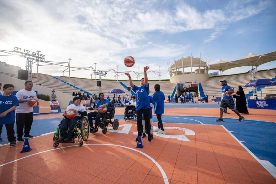 ADQ Community Carnival at Khalifa Park in Abu Dhabi with NBA Legends ...